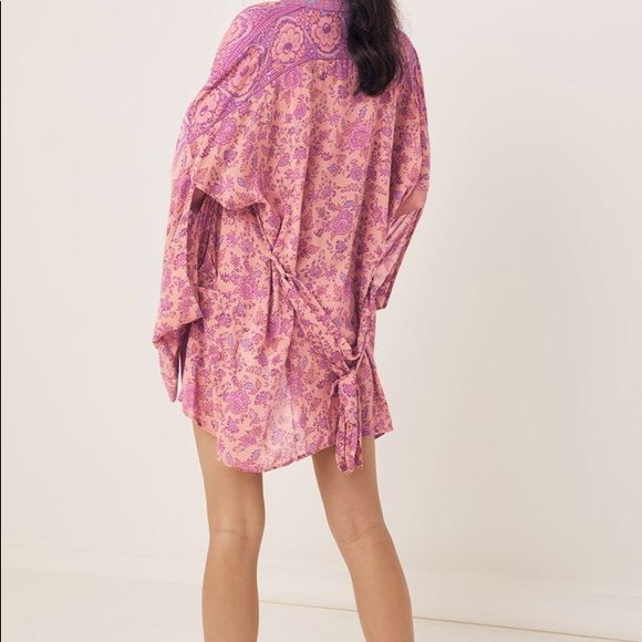 Spell | Intimates & Sleepwear | Spell Folk Song Short Robe | Poshmark